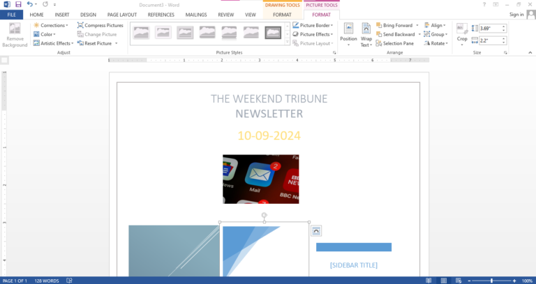 How to Make a Newsletter in MS Word - ConvertNow Resources