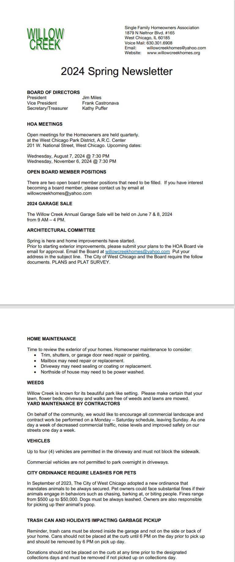 The Best 10 HOA Newsletter Examples - ConvertNow Resources